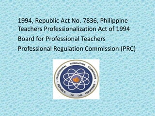 Professionalization of Teaching.PUNZALAN.2015