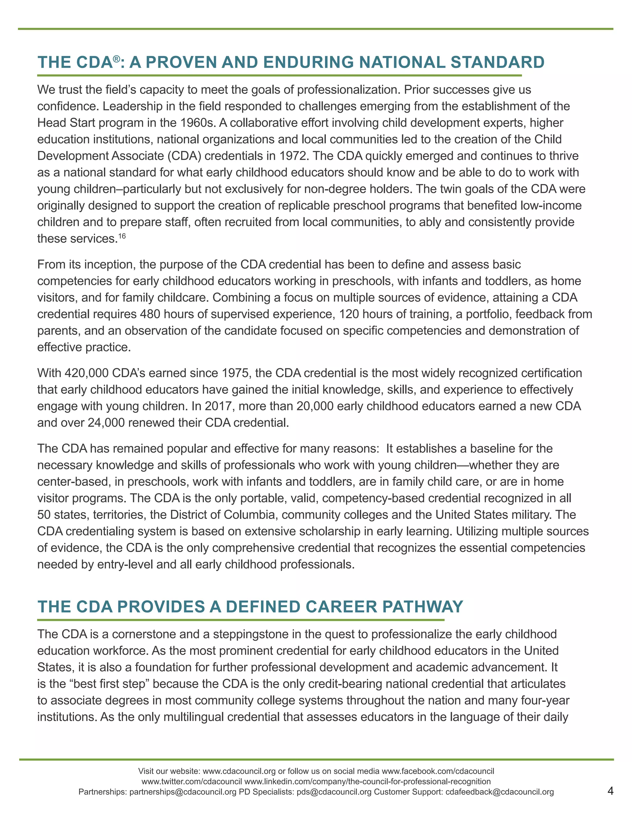 Professionalizing Early Childhood Education | PDF