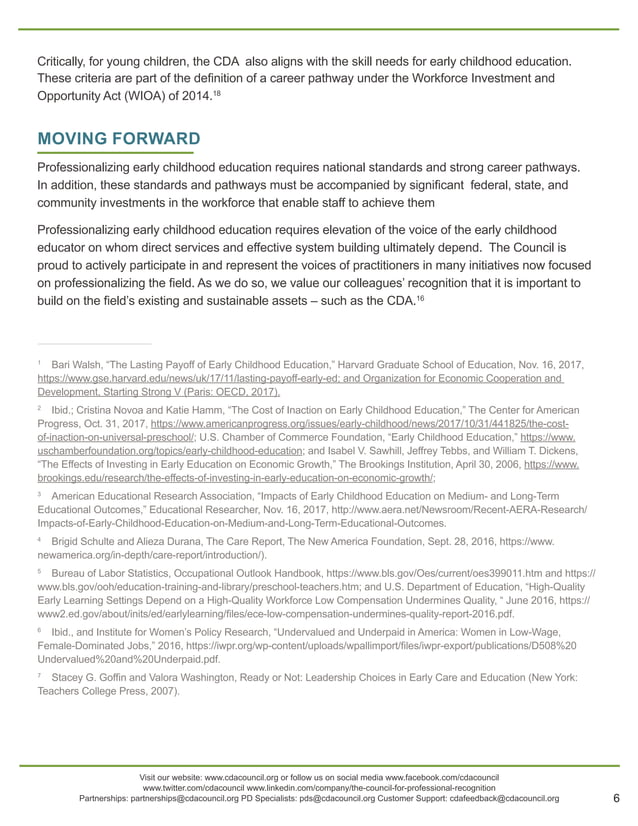 Professionalizing Early Childhood Education | PDF