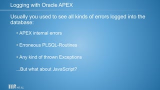 Professional JavaScript Error-Logging | PPTX