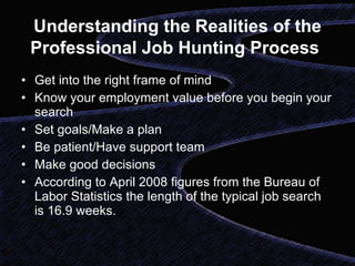 Professional Job Hunting Power Point | PPT