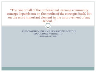 Professional Learning Communities | PPT