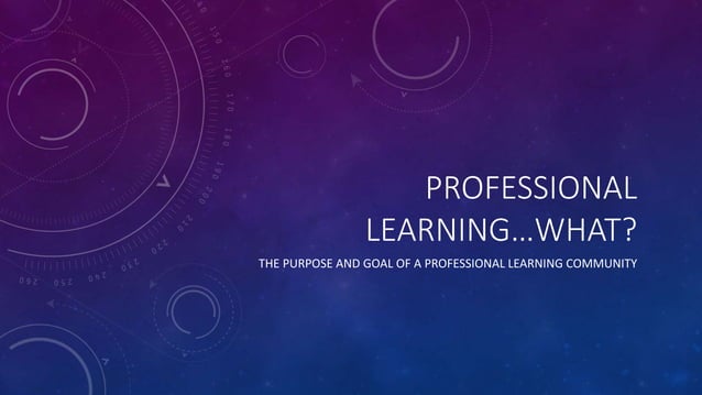 Professional Learning Communities | PPTX