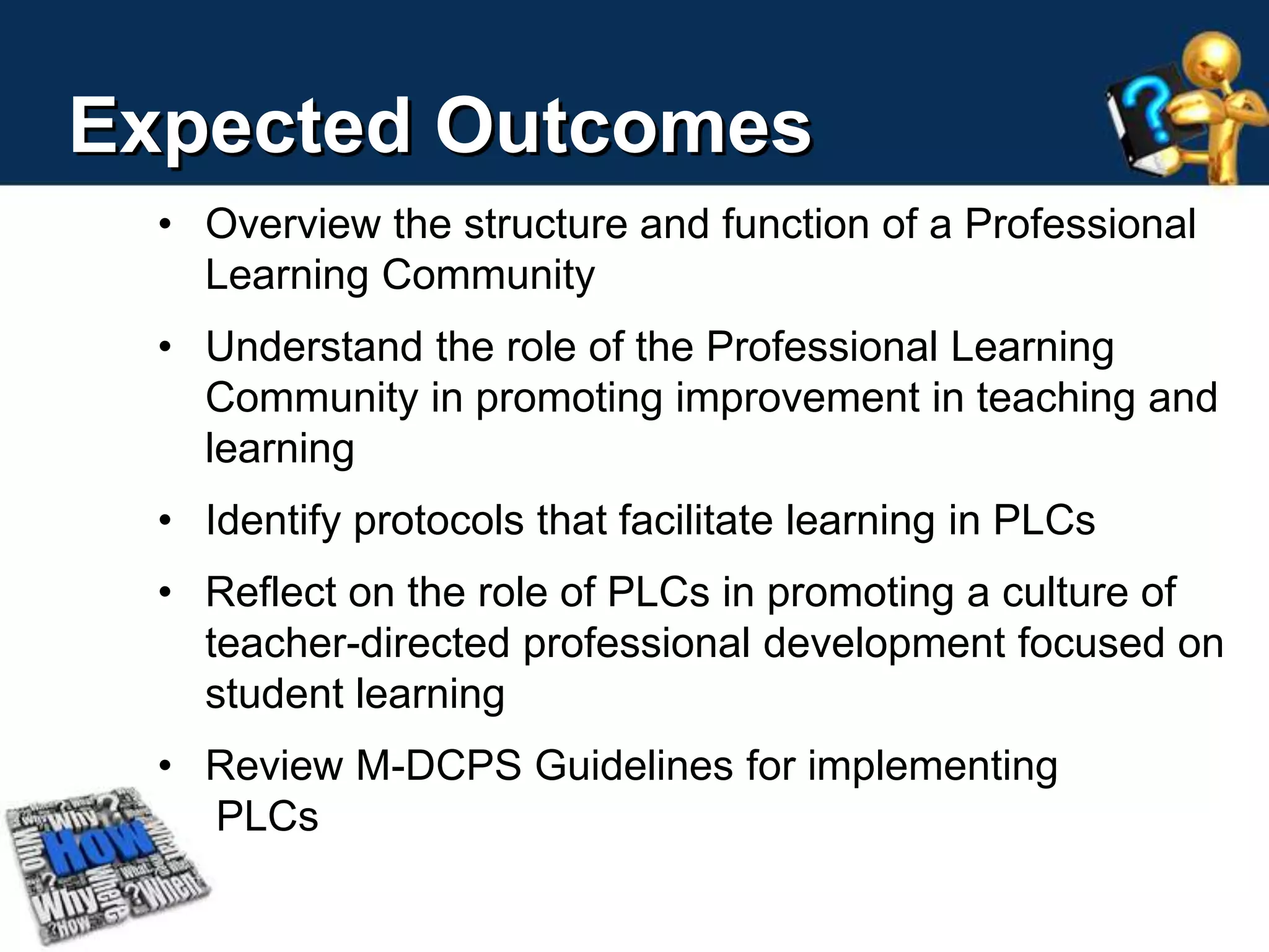 Professional learning communities | PPTX