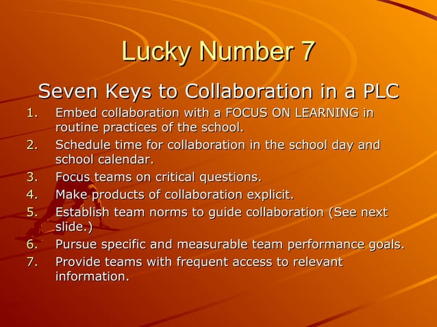 Professional learning communities overview 1 | PPT | Professional ...