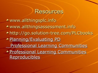 Professional learning communities overview 1 | PPT