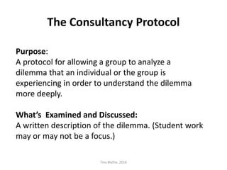 Protocols for Professional Learning Conversations | PPTX