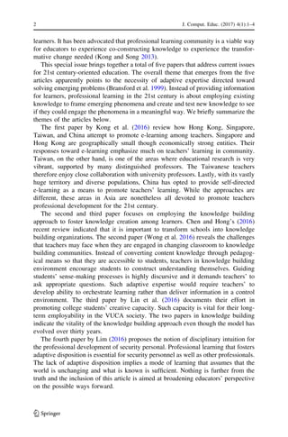 Professional learning for 21st century education | PDF