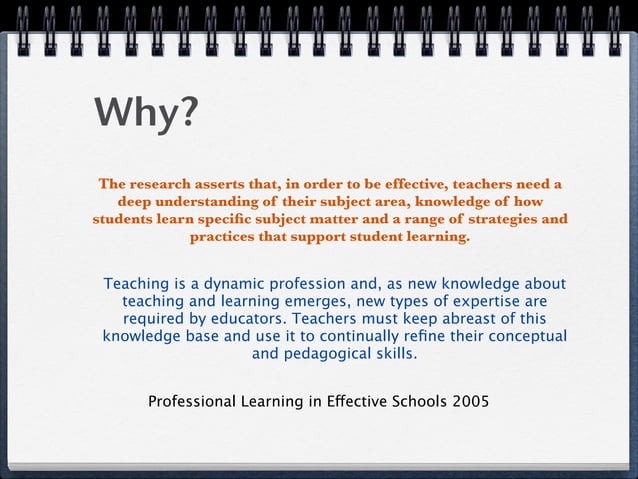Your Professional Learning Journey | PPT