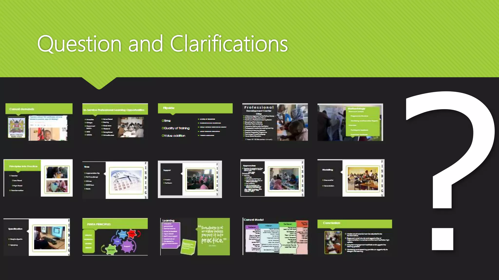 Professional learning models presentation | PPTX