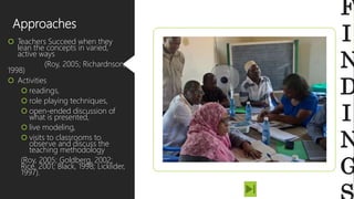 Professional learning models presentation | PPTX