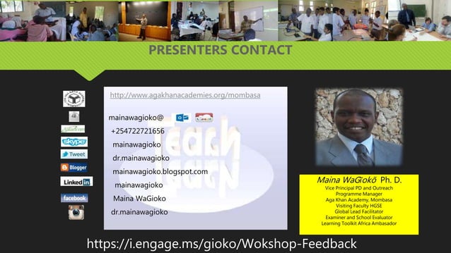 Professional learning models presentation | PPTX