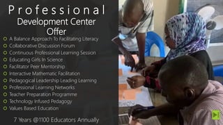 Professional learning models presentation | PPTX