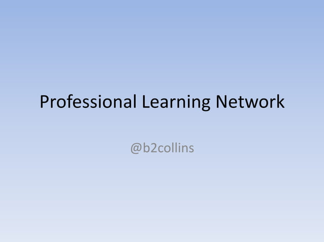 Professional learning network powerpoint | PPT