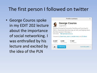 Professional learning network powerpoint | PPTX