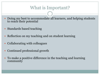 Professional Learning Plan | PPTX