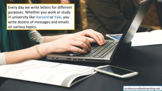 The Best Guide on Writing Common Types of Letters | PPT