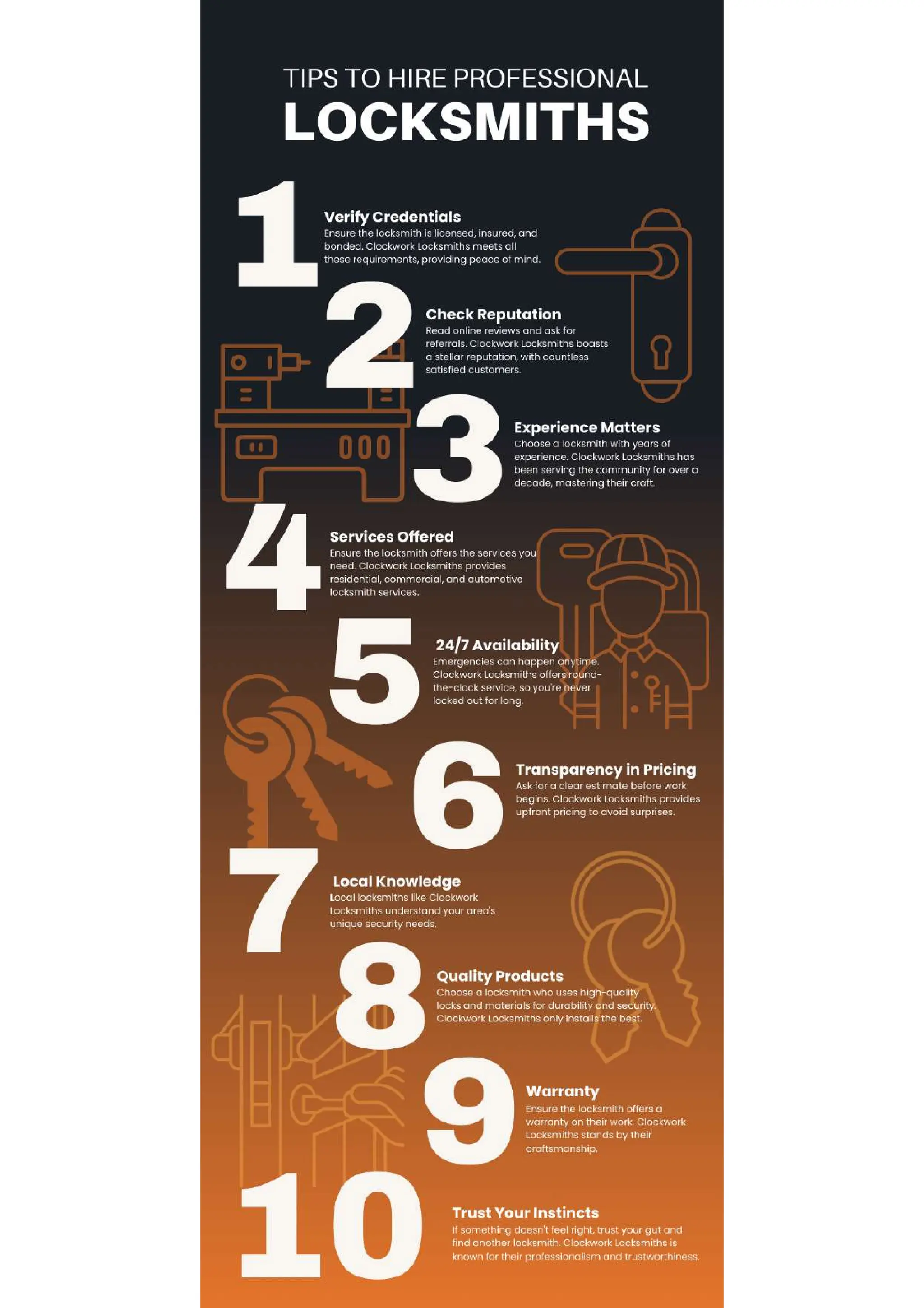 Tips to Hire Professional Locksmiths | PDF