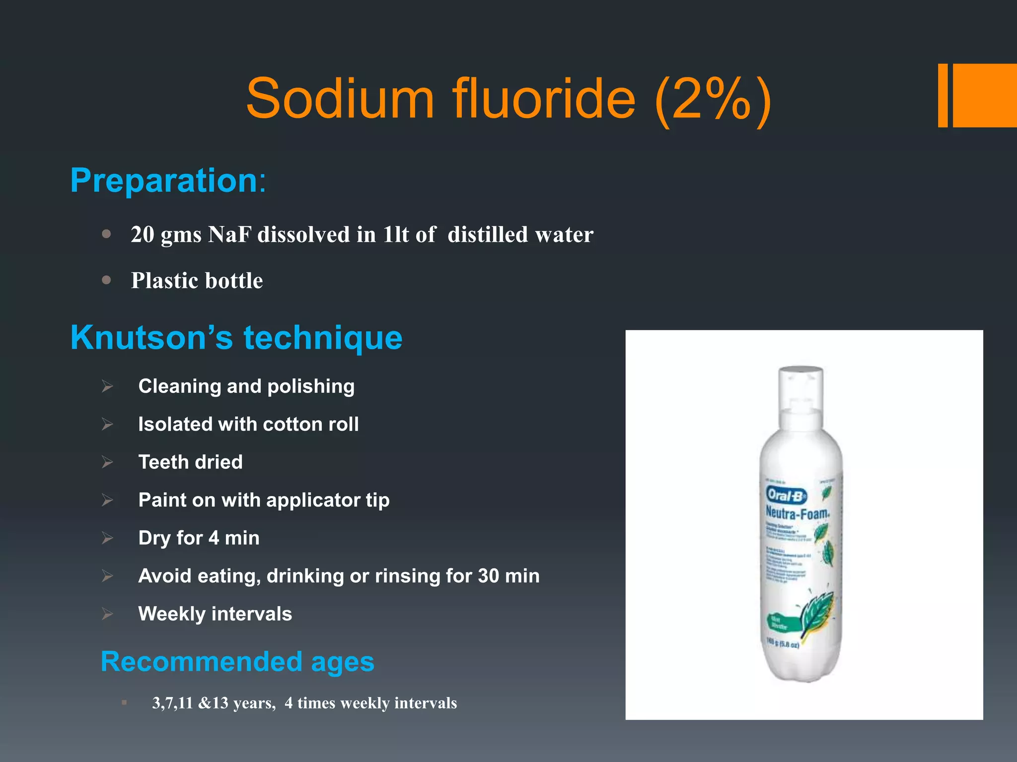 Professionally applied topical fluorides | PPTX