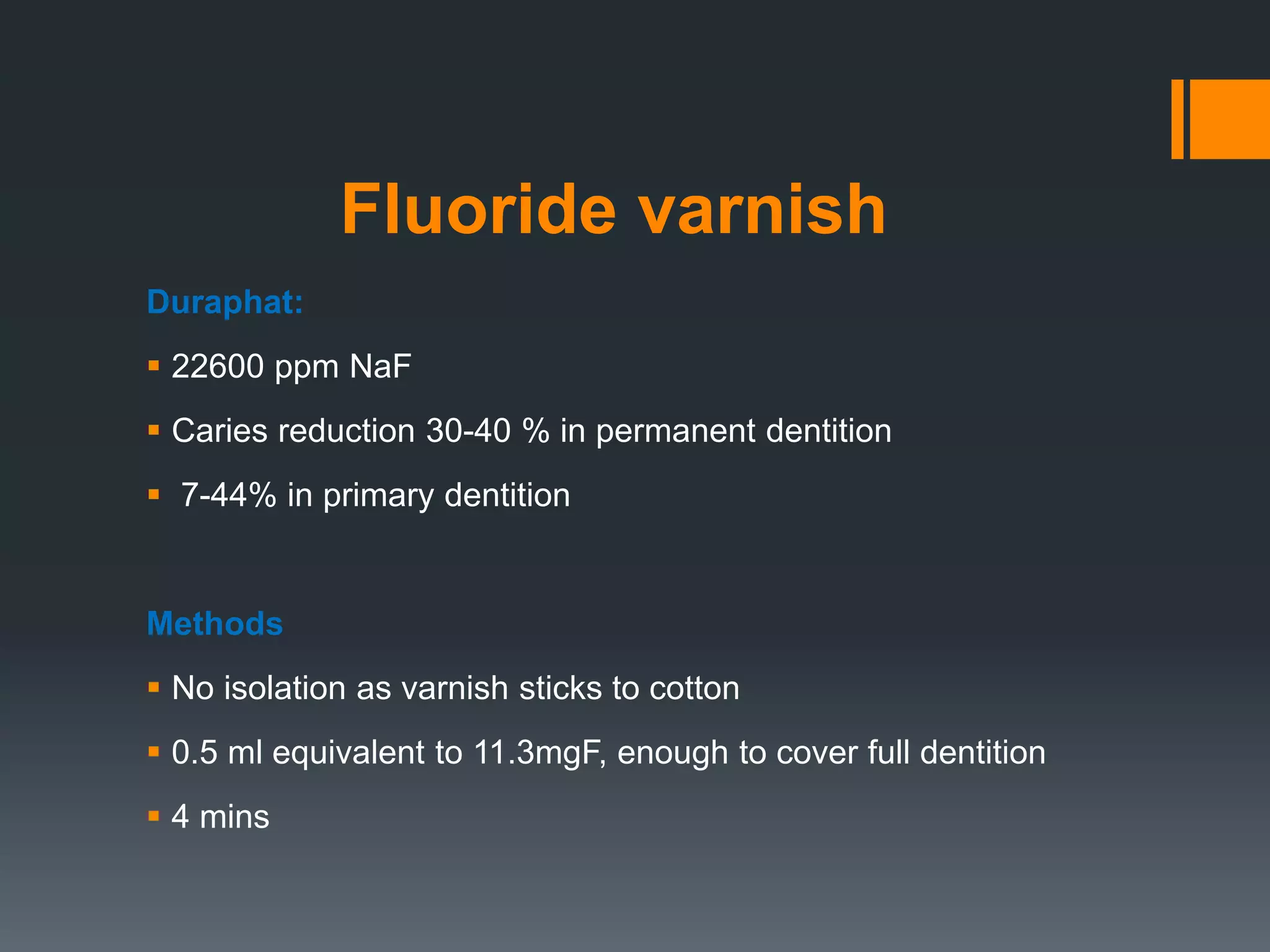 Professionally applied topical fluorides | PPTX
