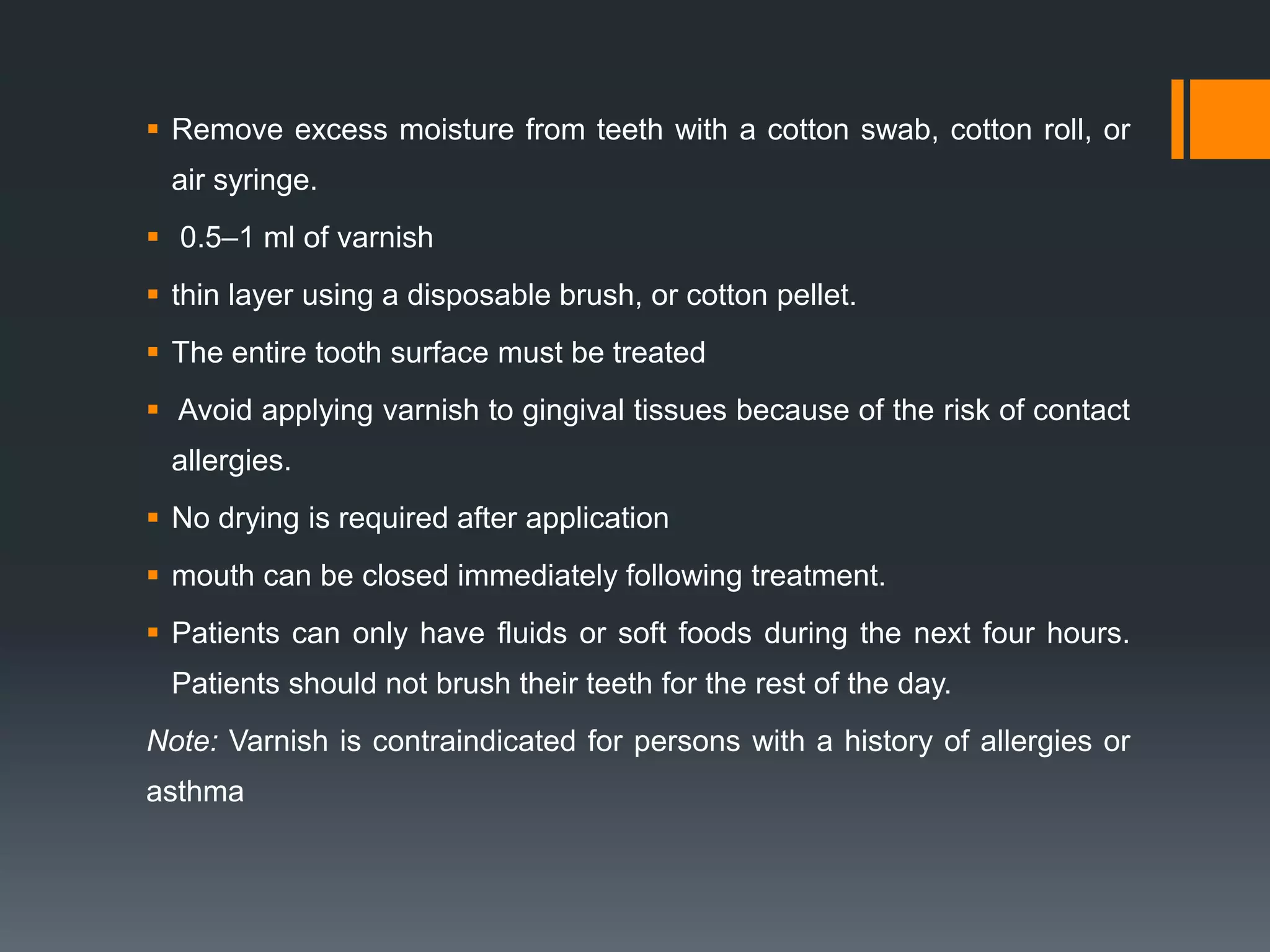 Professionally applied topical fluorides | PPTX