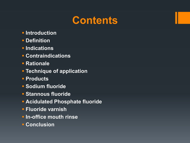 Professionally applied topical fluorides | PPTX