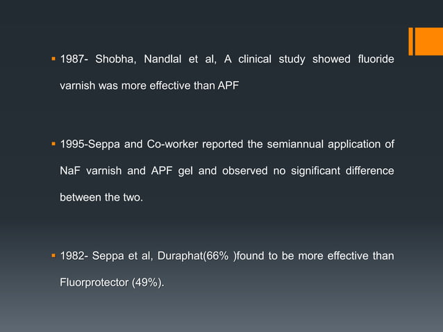 Professionally applied topical fluorides | PPTX