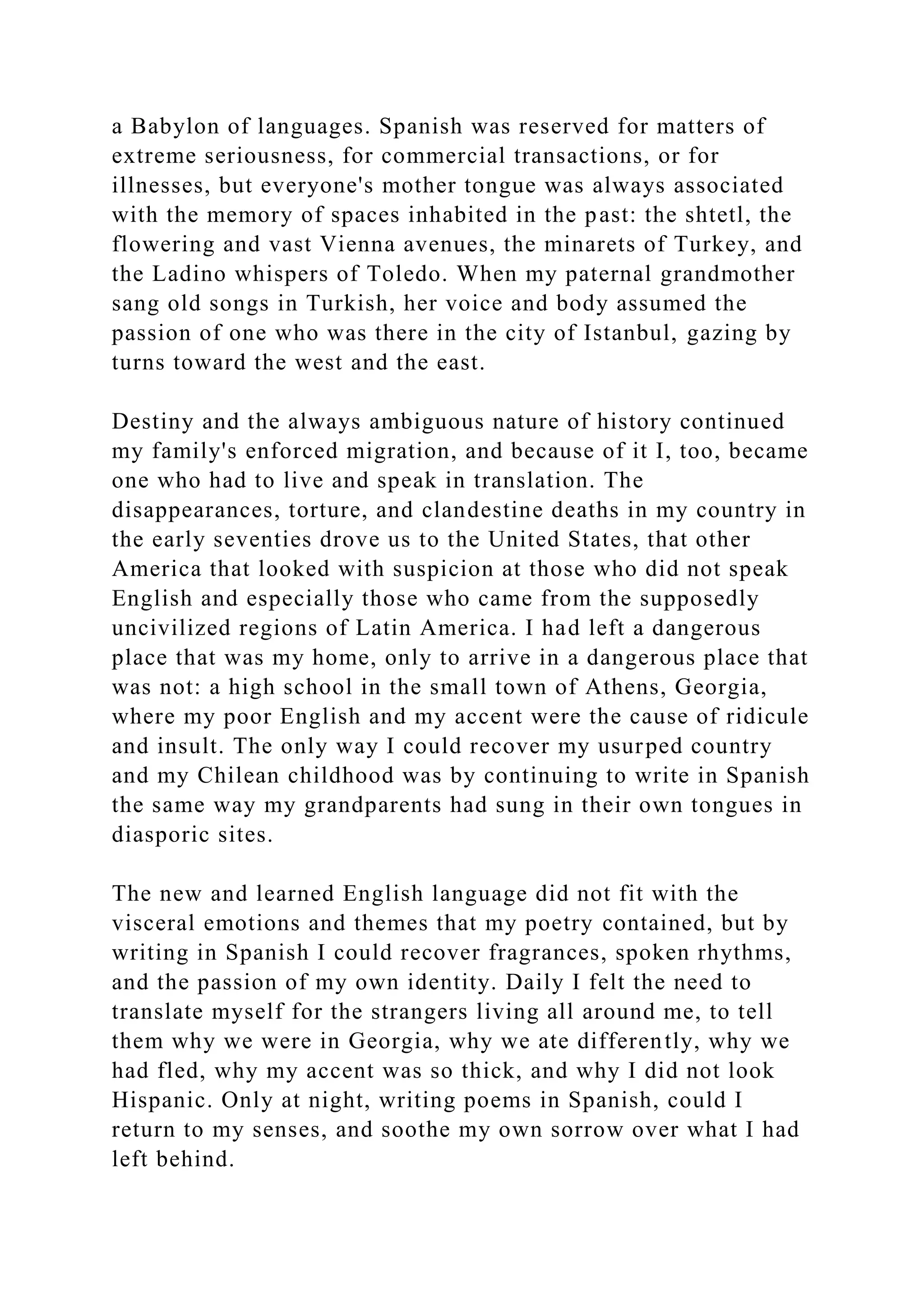 Professionally Written Literacy NarrativeAlways Living in Sp.docx