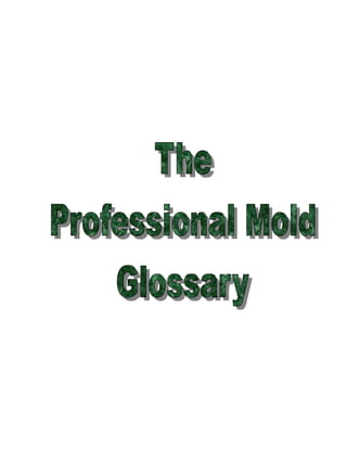 Professional mold glossary | PDF