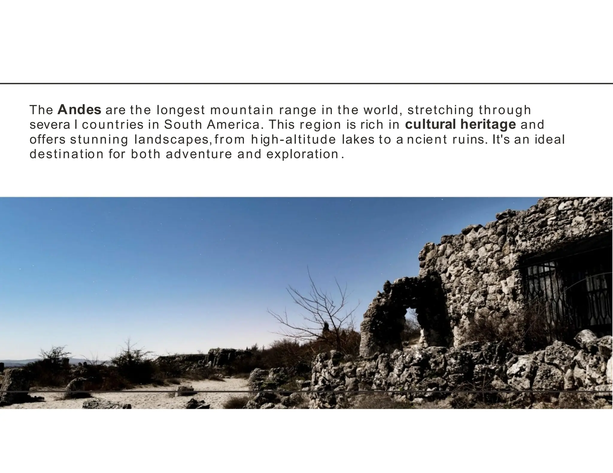 Professional Mountains in North America. | PPTX