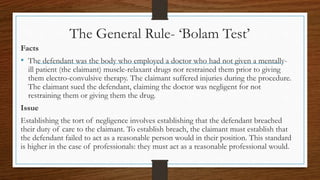 Professional Negligence in law of torts.pptx