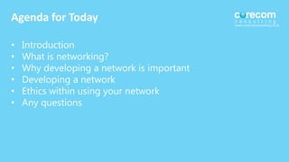 Professional Networking Lecture | PPTX