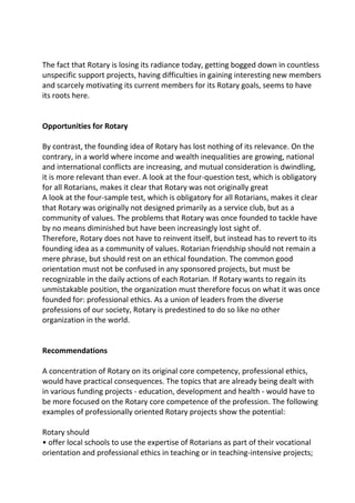 Education and Avoiding Intercultural Conflict Using Rotarian Ethics | PDF