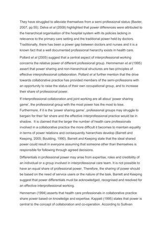 Professional power in health care | PDF