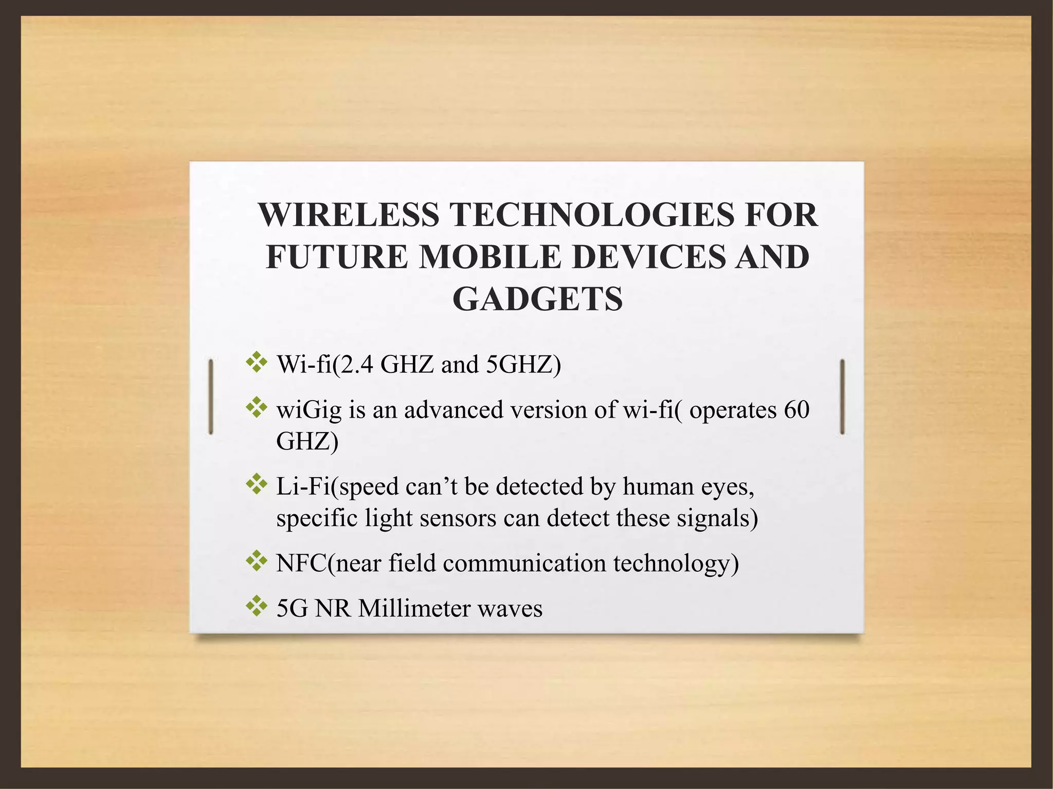 wireless communication systems | PPT