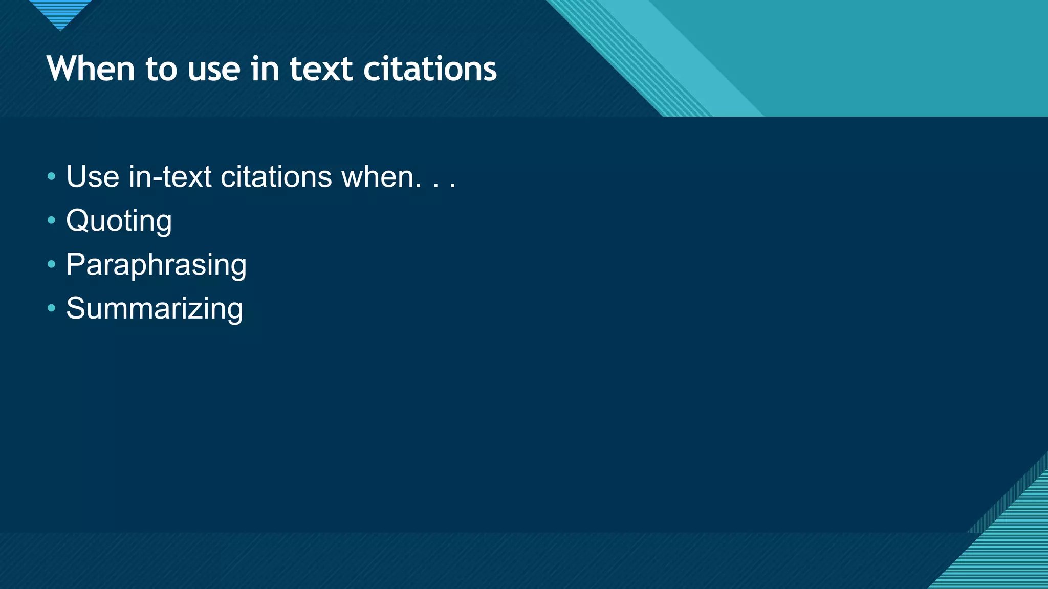 APA referencing Style | PPT