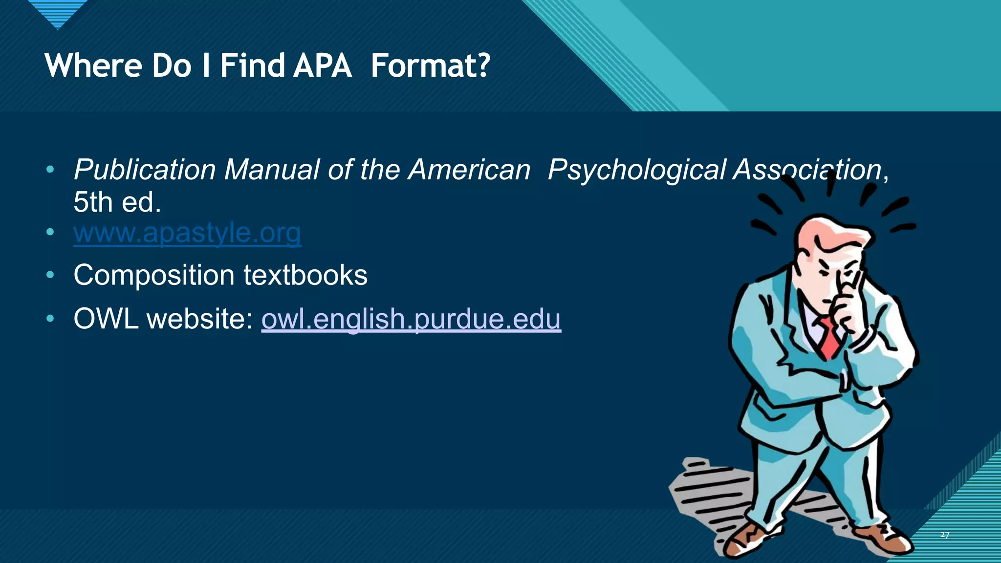 APA referencing Style | PPT