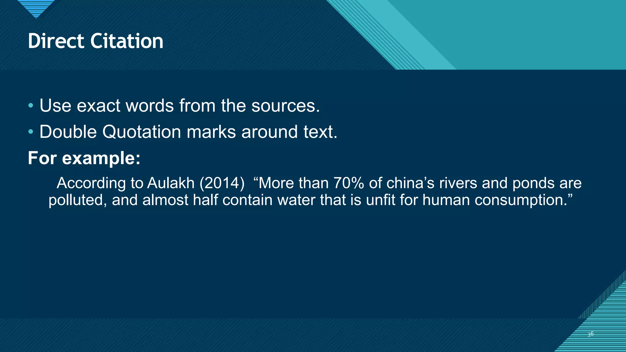 APA referencing Style | PPT