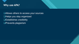 APA referencing Style | PPTX