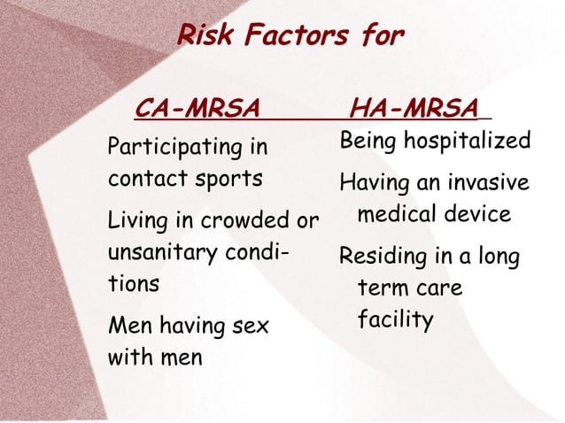 Professional practices in healthcare final presenation mrsa | ODP | Infectious Diseases ...