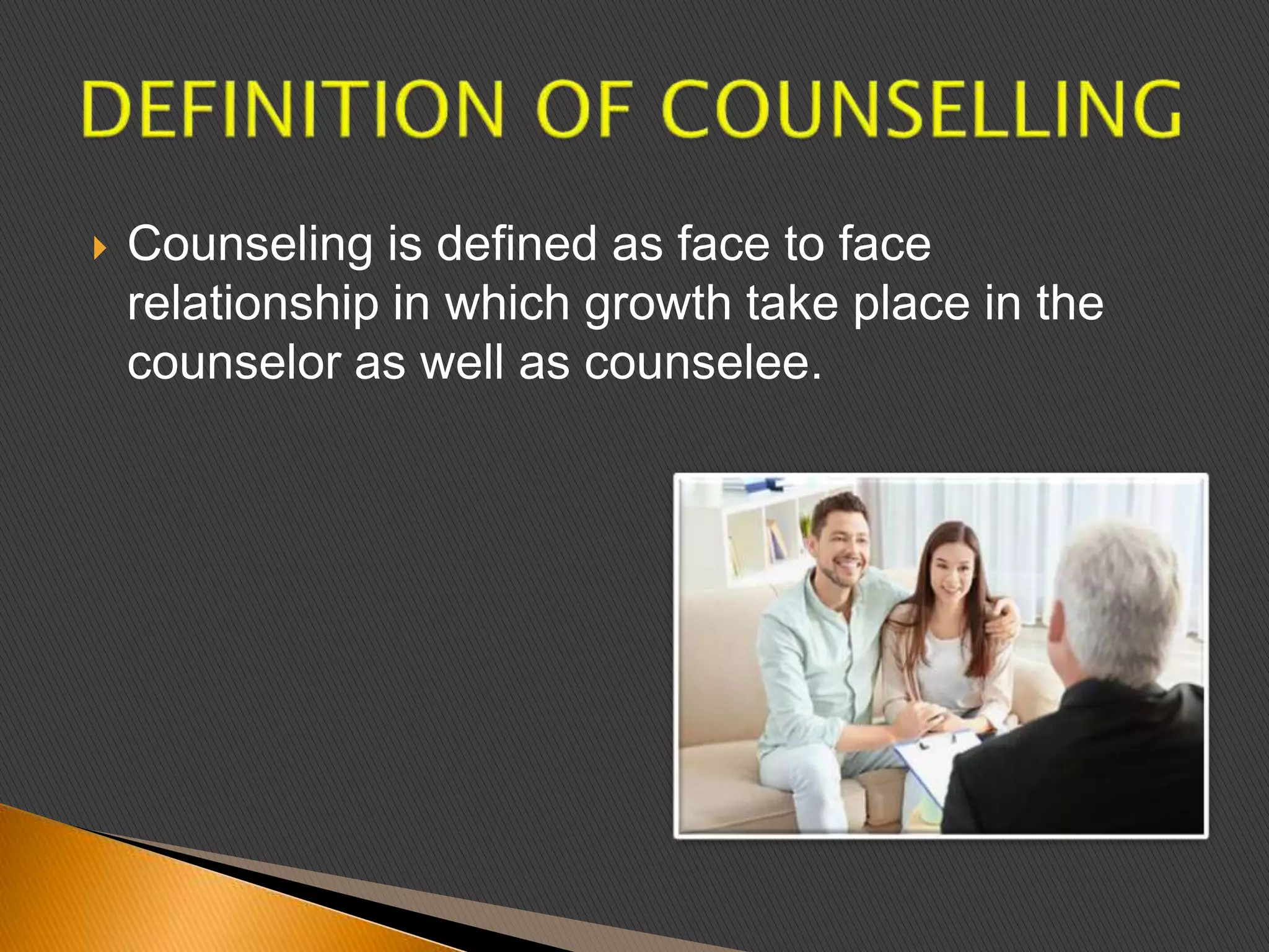 Professional prepration and tranning for councelling | PPTX