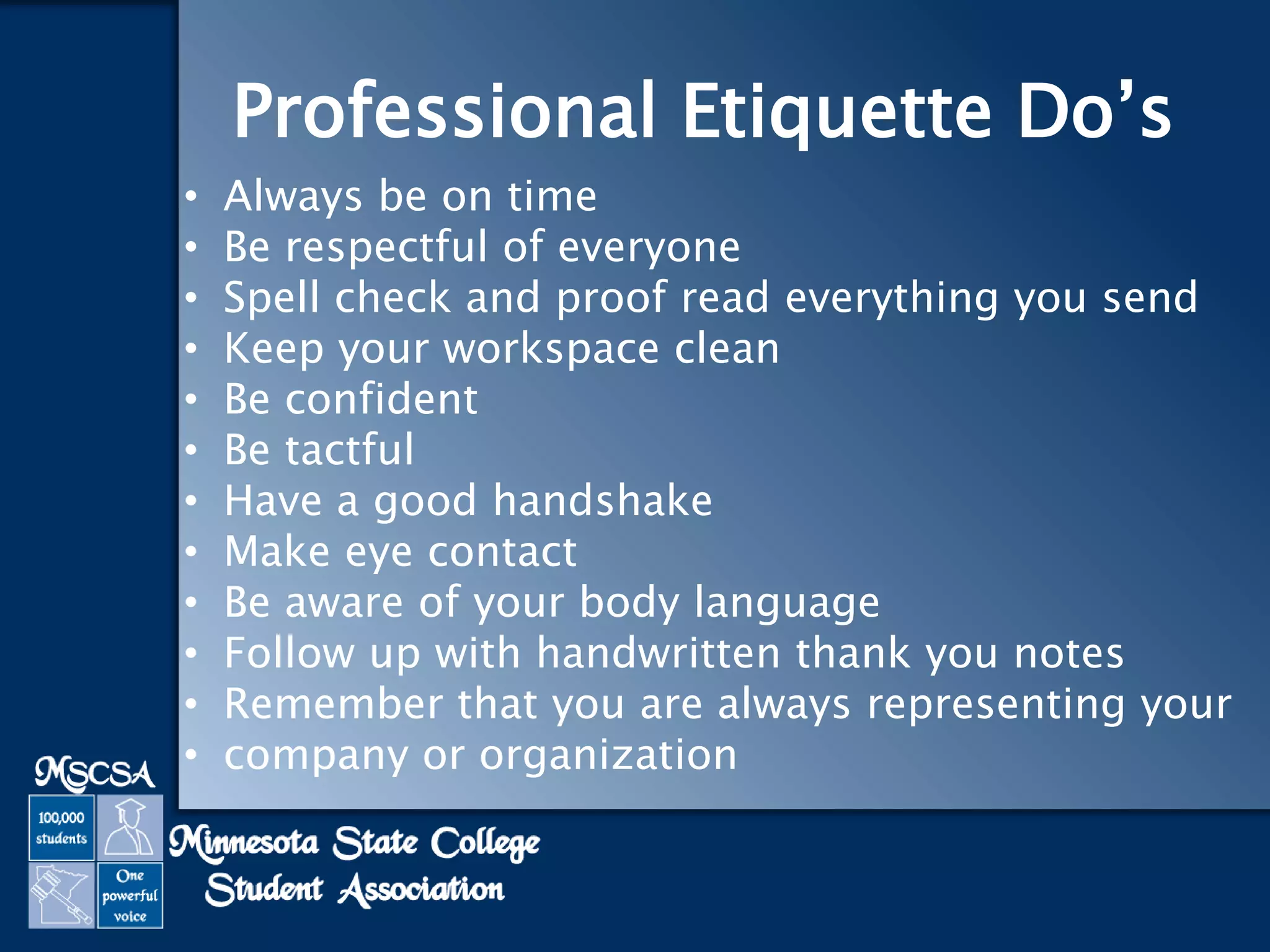 Presenting Yourself Professionally | PPTX