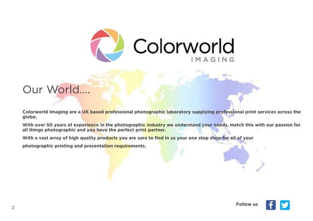 Professional Printing Services - Colorworld Imaging Product Brochure ...