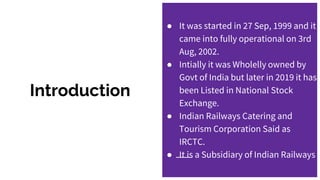 IRCTC | PPTX