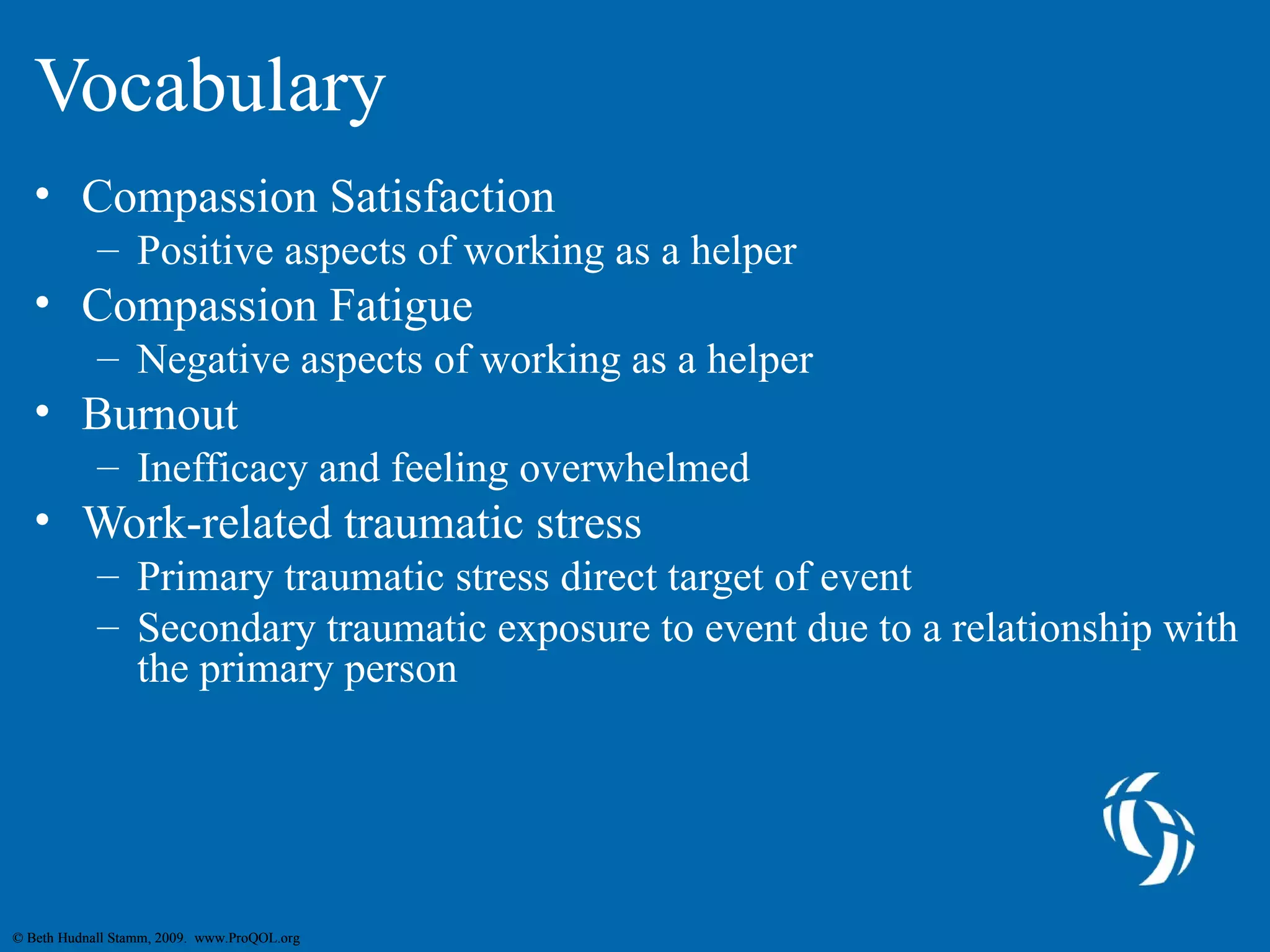 Compassion Satisfaction and Compassion Fatigue | PPT Compassion Satisfaction and Compassion Fatigue | PPT