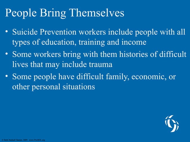 Compassion Satisfaction and Compassion Fatigue | PPT | Mental Health ...