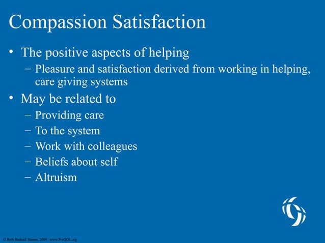 Compassion Satisfaction and Compassion Fatigue | PPT Compassion Satisfaction and Compassion Fatigue | PPT