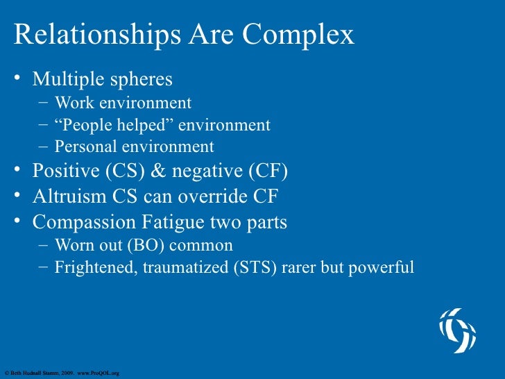 Compassion Satisfaction and Compassion Fatigue Compassion Satisfaction and Compassion Fatigue