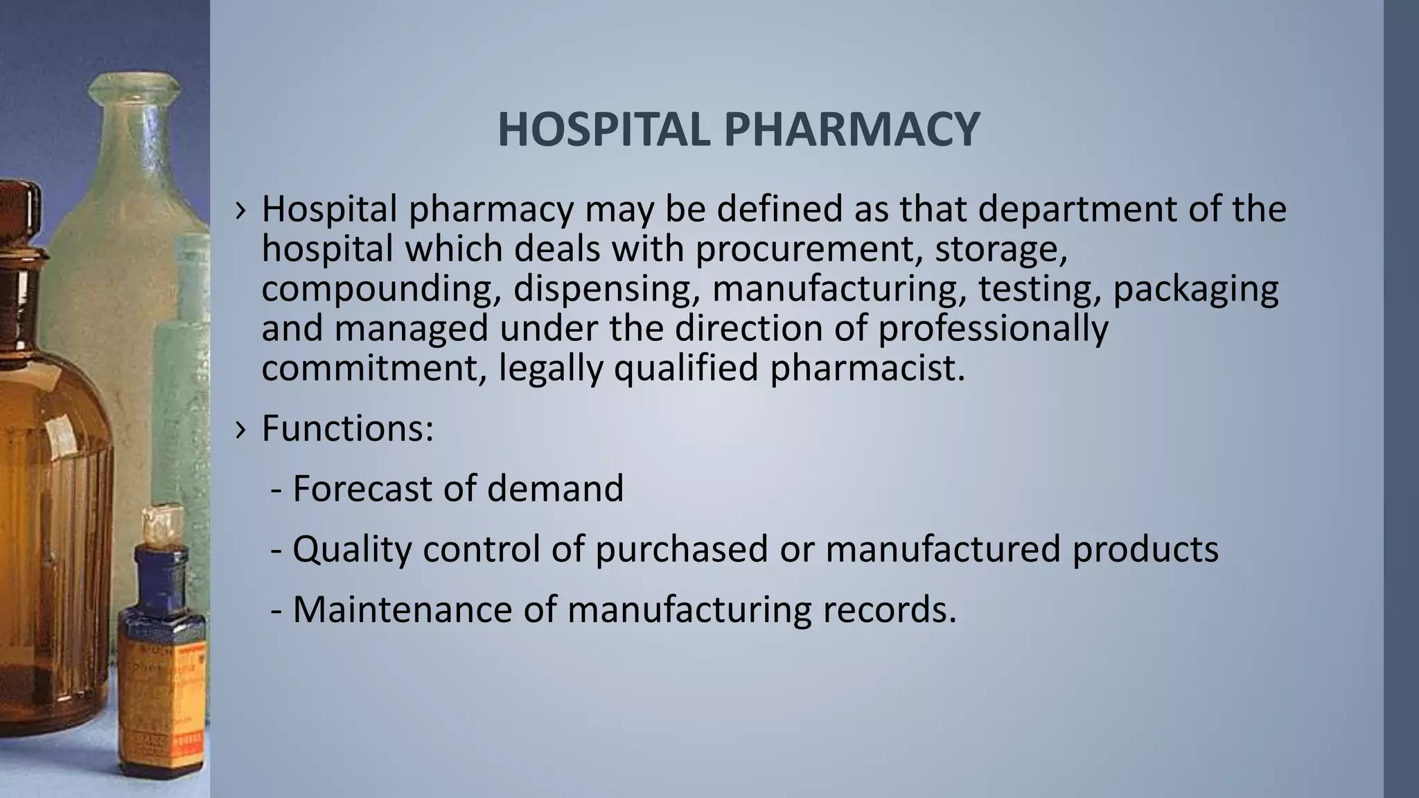 Professional relations and practice of hospital pharmacist.pptx