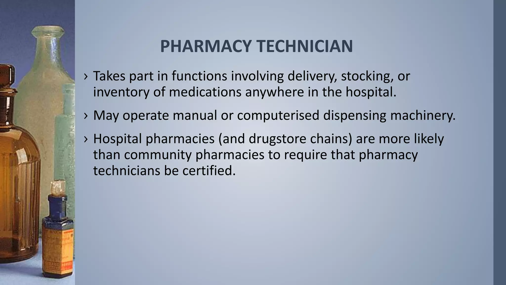 Professional relations and practice of hospital pharmacist.pptx